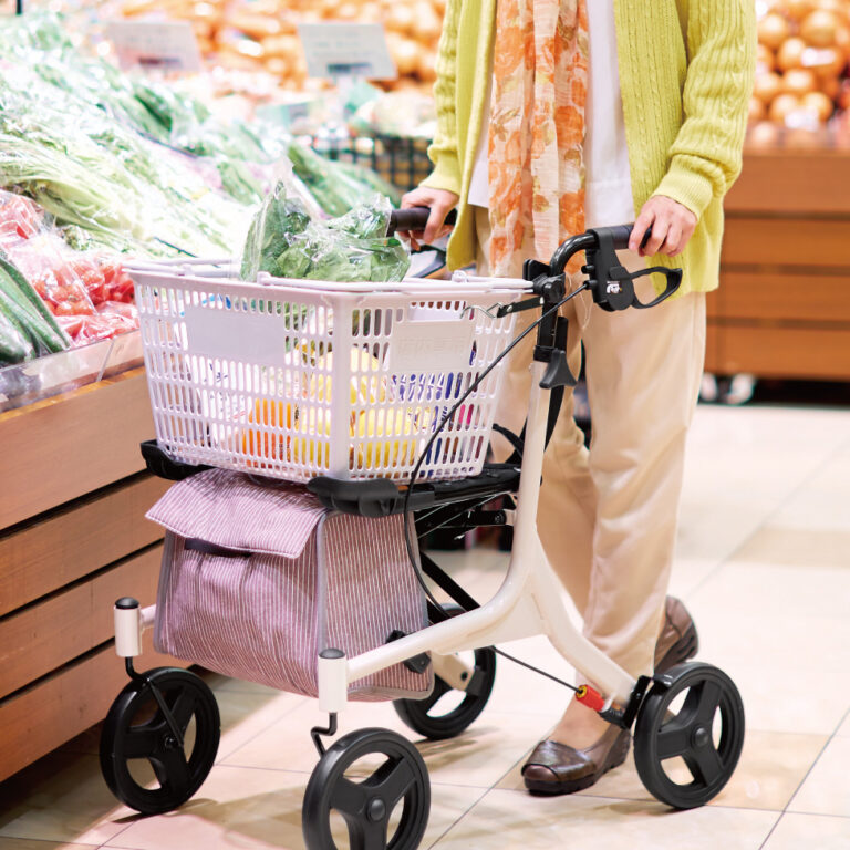 歩行車ショッピングターン 532-325 – 介護用品・介護用品レンタル、住宅改修の事なら株式会社はんど