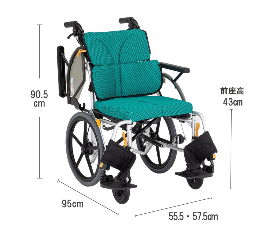 ネクストコアⅡマルチ 介助式 NEXT2-41B / 座幅40cm – 介護用品・介護用品レンタル、住宅改修の事なら株式会社はんど